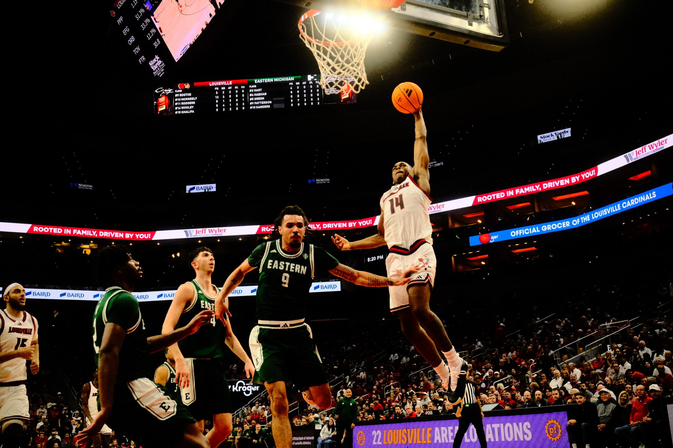 Eastern Michigan no challenge for Louisville basketball